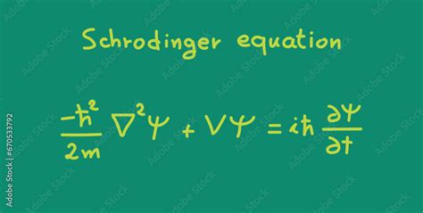 Schrödinger Equation Linear Partial Differential Equation Scientific