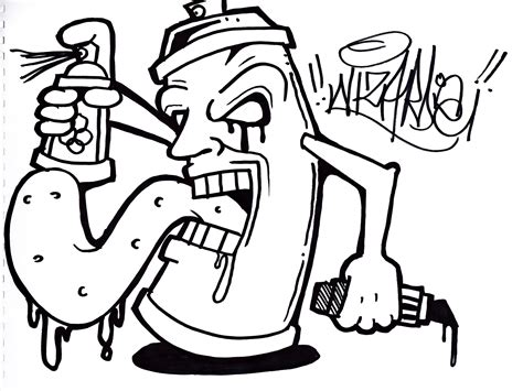 Easy Graffiti Drawings At Explore Collection Of
