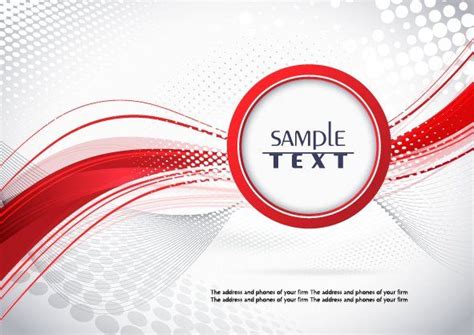 Red Lines With Abstract Background Vector Free Eps File Red Lines