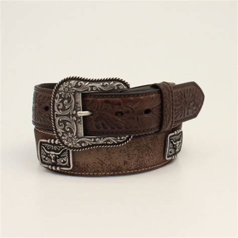 Ariat Longhorn Concho Belt Al Bar Ranch