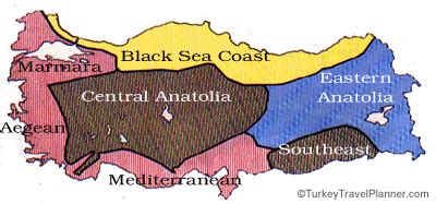 Turkey The Nation Turkeys Geography