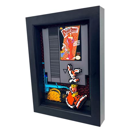 Nes Roger Rabbit 3d Art Who Framed 8 Bit Framed Popsicart