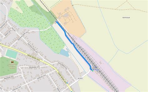 K Dagger In Fejér Walking Map