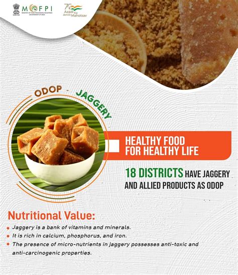 Ministry Of Food Processing Industries On Linkedin Amritmahotsav Odop Jaggery