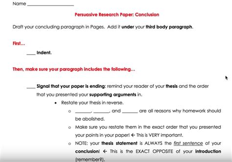 How To Write A Conclusion For Research Paper Easy Hints Guide
