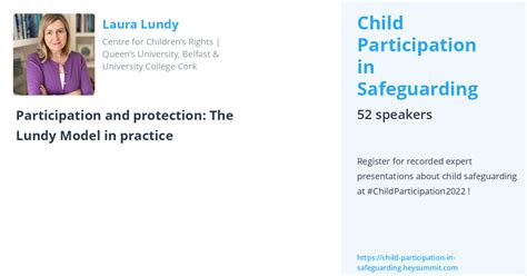 Participation And Protection The Lundy Model In Practice