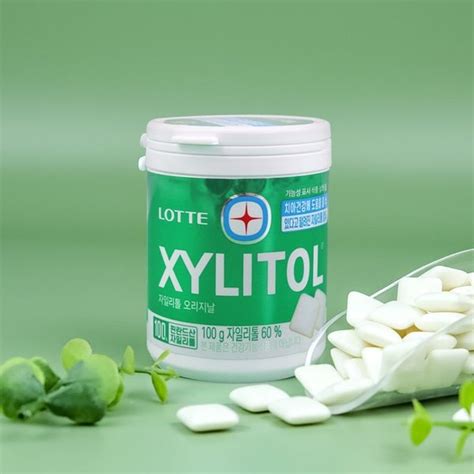 롯데제과 자일리톨 껌 오리지널 용기 100g Ssgcom