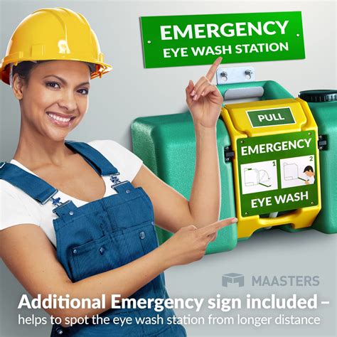 Mua Maasters 8gal Portable Eye Wash Station Wall Mount Eyewash Station