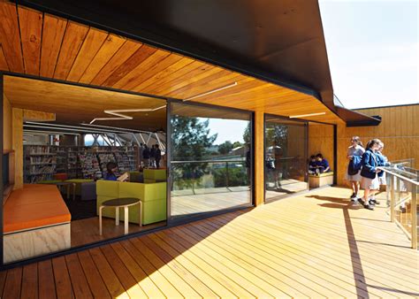 Branch Studio Architects Adds Timber Clad Extension To School Library