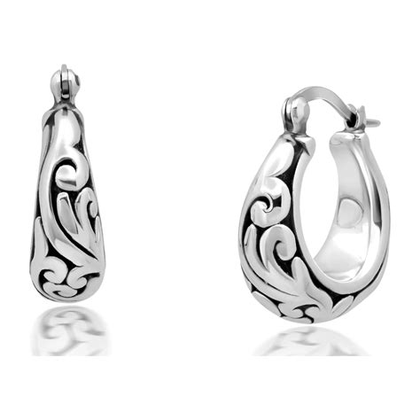 Sterling Silver Hoop Earrings
