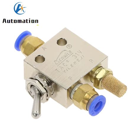 Tac2 31v Pneumatic Switch Valve 1 8 Pt Thread 2 Position 3 Way