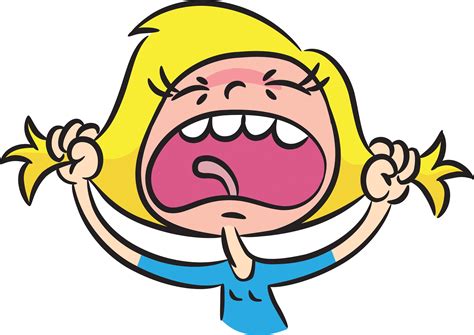 Crazy Girl Clip Art