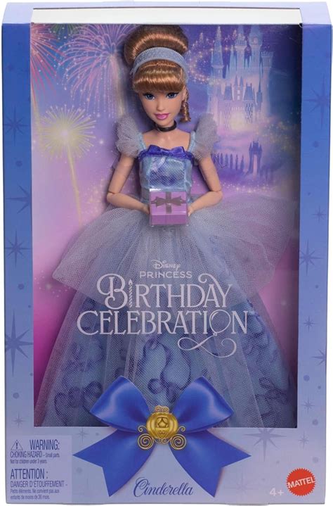 Mattel Disney Princess Cinderella Collectible Doll Birthday Themed Inspired