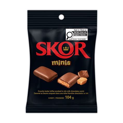 Skor Minis Milk Chocolate With Crisp Butter Toffee Candy Bites 104g Bag