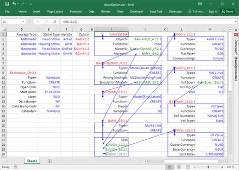 Asian Option Pricing In Excel Using Quantlib Monte Carlo Finite Differences Analytic Models