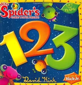 123 A Miss Spider Concept Book Kirk David Amazon Ie Books