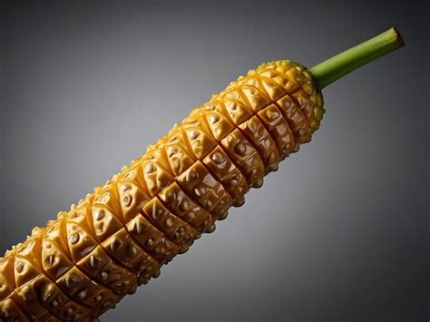 A Corn Has The Word B On It Premium AI Generated Image