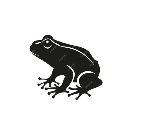 Premium Vector Tree Frog Silhouette Vector On A White Background