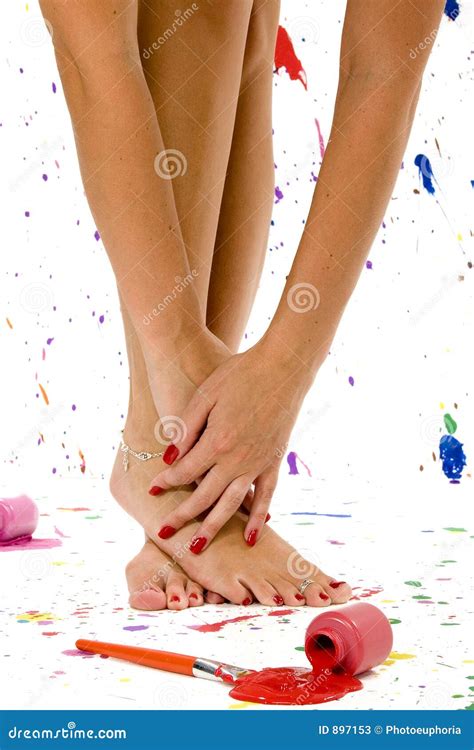 Sexy Feet And Hands Stock Photos Image