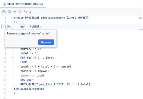 Code Refactoring Datagrip Documentation