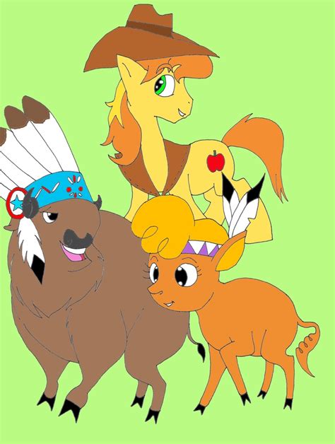 2111776 Safe Artistasmodeodesinan Braeburn Chief Thunderhooves