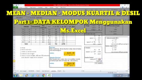 Rumus Modus Excel