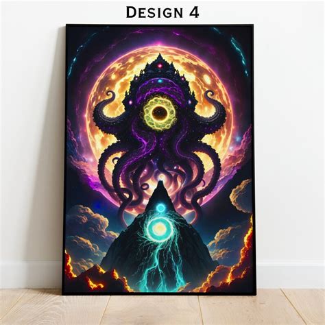 Azathoth The Blind God Premium Matte Vertical Posters Etsy