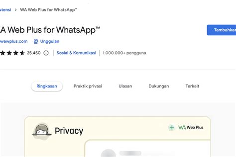 Cara Blur Whatsapp Saat Kerja Menggunakan Wa Web Extention