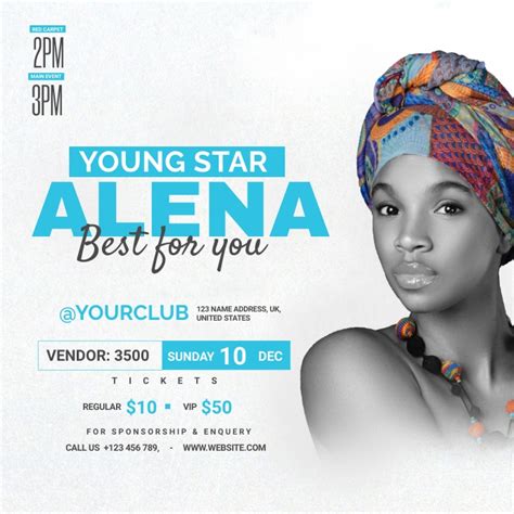 Event Template Postermywall