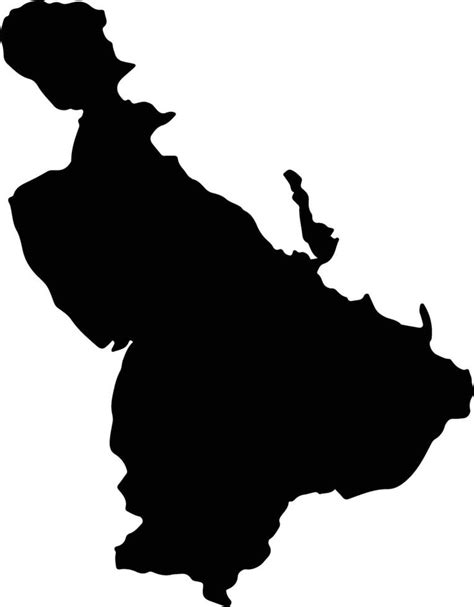 Central Malekula Vanuatu Silhouette Map 65771420 Vector Art At Vecteezy