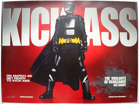 Kick Ass” Big Daddy Teaser Advance Version Original Quad Poster