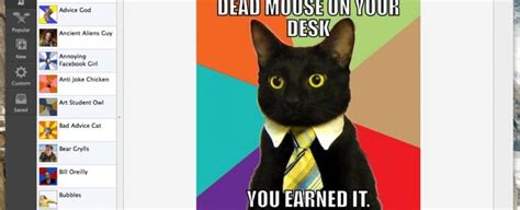 Business Cat Meme Dead Mouse