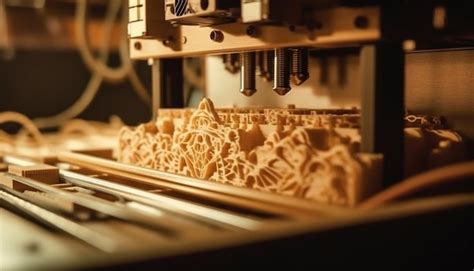 Premium AI Image Metal Worker Using CNC Machine For Precision Cutting Generated By AI