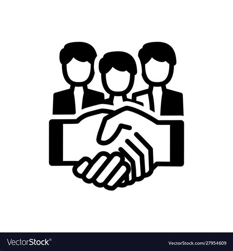 Partnership Royalty Free Vector Image Vectorstock