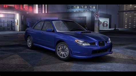 Need For Speed™ Carbon Subaru Impreza Wrx Sti Youtube