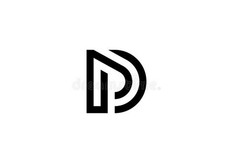 Dp Or Pd Monogram Stock Vector Illustration Of Brand 403809950