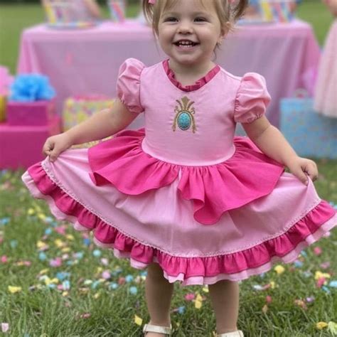 Princess Peach Cosplay Costume Etsy