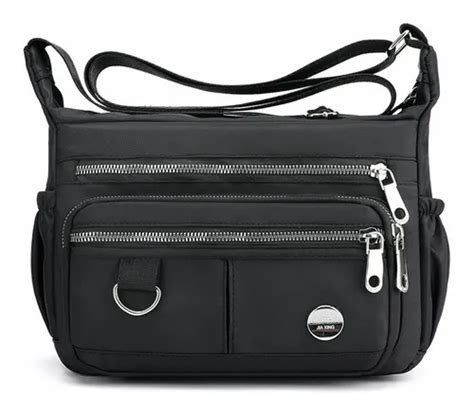 Bolso Cruzado Para Mujer Bandoleras Multiples Bolsillos Cuotas Sin
