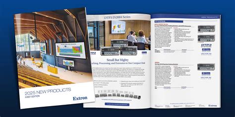 Extron Releases 2025 New Products Brochure Featuring Cutting Edge Av
