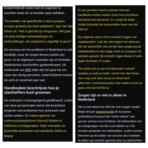 Ik Zou Willen Dat Iedereen Dit Artikel Zou Lezen Met Name Ouders Met