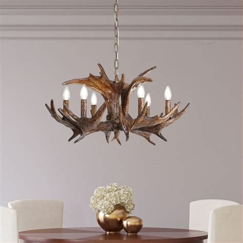 Shop Ramure Deer Antler Designer Pendant One Stop Lighting