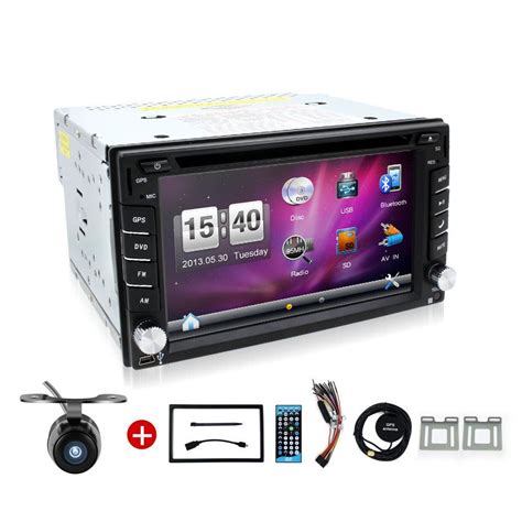62 Inch Double Din Car Gps Navigation Dvd Player Stereo With Bluetooth