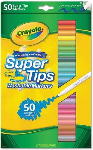 Crayola Super Tips 50 Envío Gratis Cuotas Sin Interés