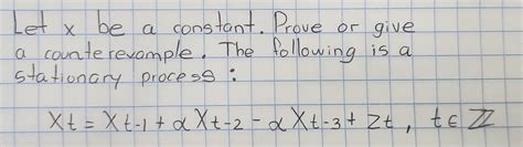 Solved Let X Be A Constant Prove Or Give A Counterexample