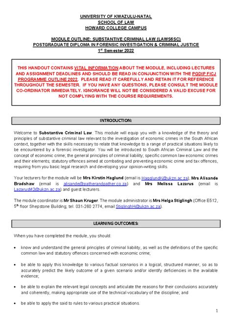 Sa Criminal Law Novus Actus Interveniens Overview And Key Principles
