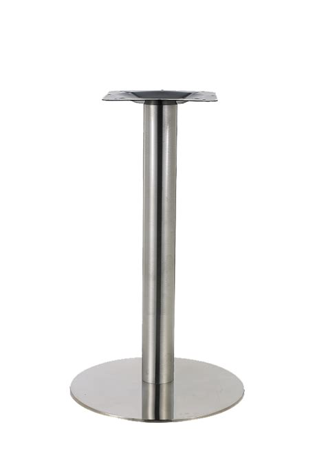 Indoor 20round Stainless Steel Table Bases Restaurant Furniture A1
