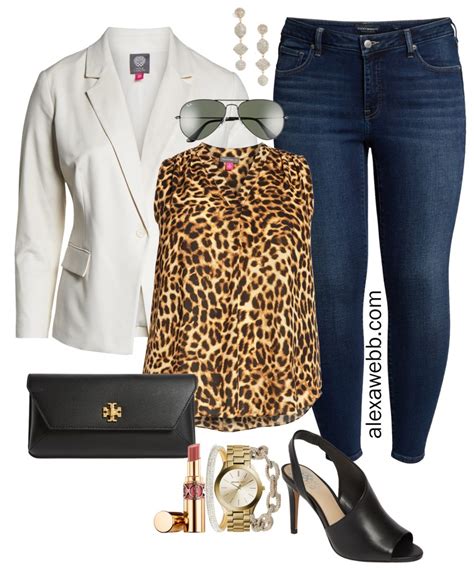 Plus Size Leopard Print Top 3 Ways Alexa Webb