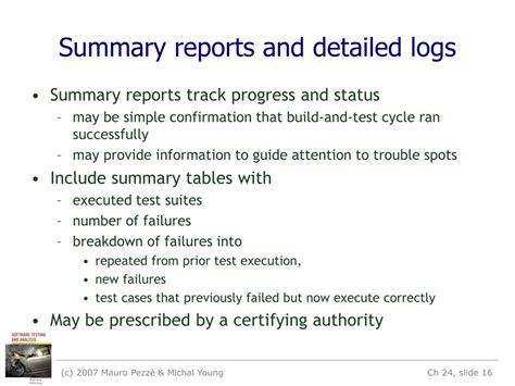 Ppt Documenting Analysis And Test Powerpoint Presentation Free