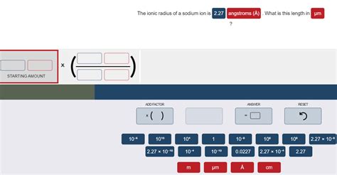 Solved The Ionic Radius Of A Sodium Ion Is 227 Angstroms