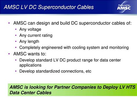 Ppt Superconductor Cables For Data Center Applications Powerpoint